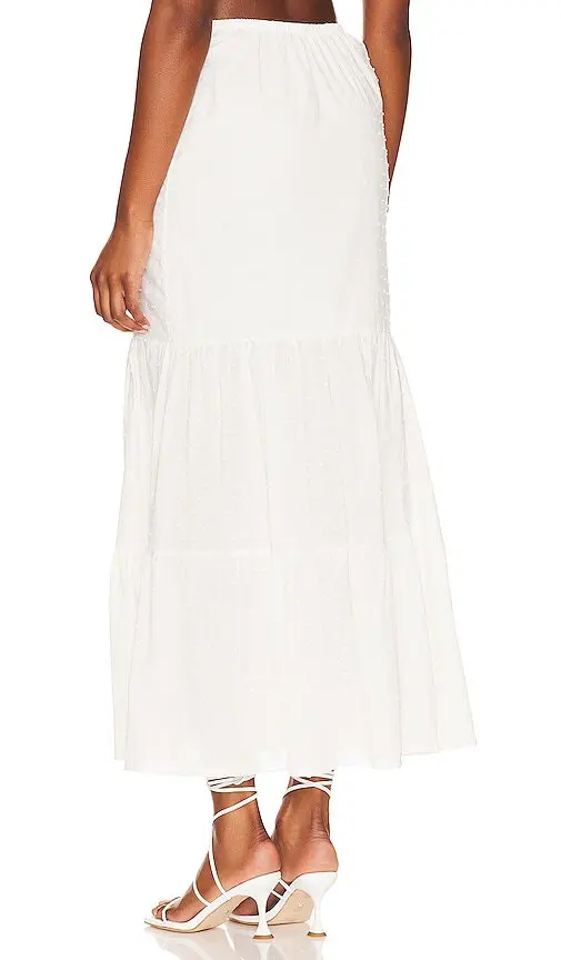 Peixoto Valentina Maxi Skirt - White Lotus