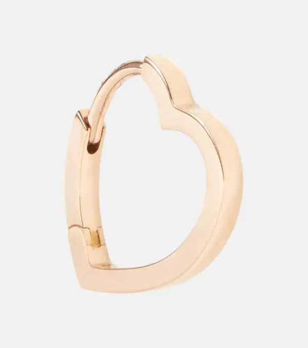 REPOSSI Antifer Heart Small 18kt Rose Gold Single Earring - Pink