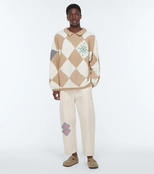 ADISH Jacquard Cotton Sweater