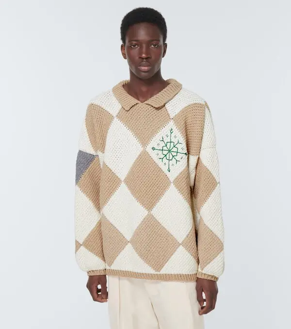 ADISH Jacquard Cotton Sweater