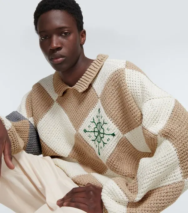 ADISH Jacquard Cotton Sweater