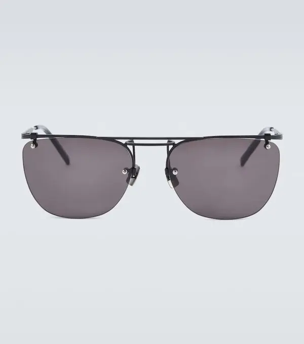 Saint Laurent Sl 600 Aviator Sunglasses - Black