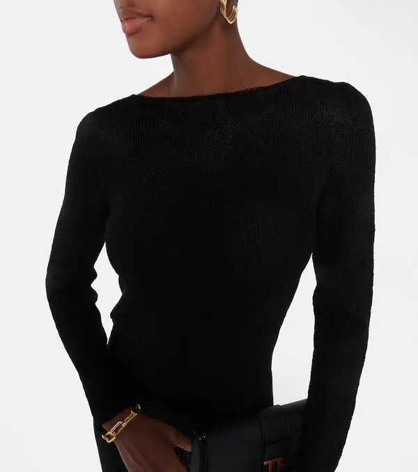 TOM FORD Open-back Embellished Maxi Dress