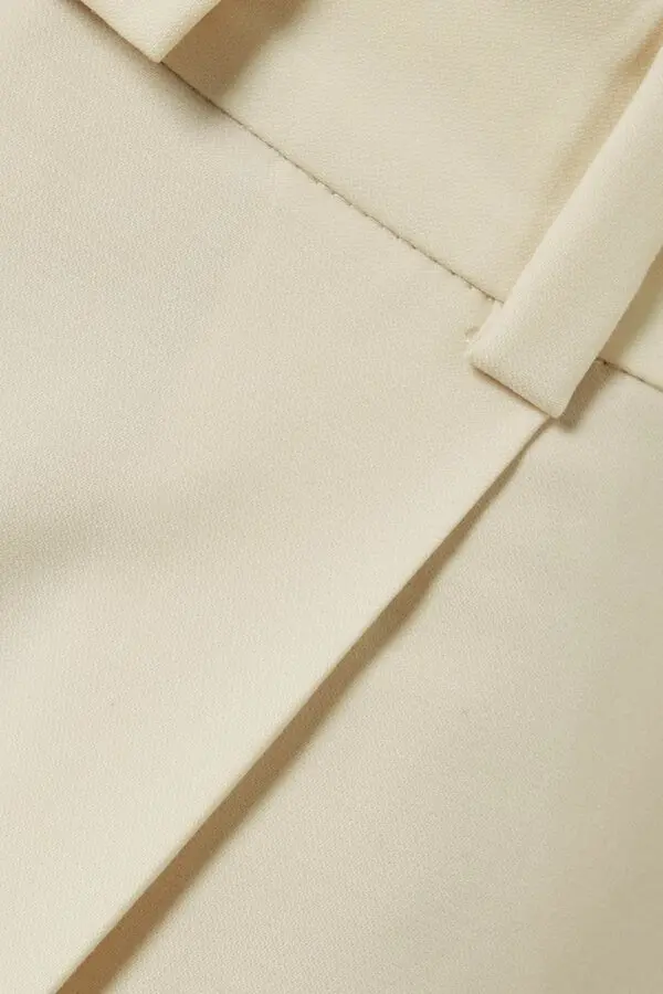 Another Tomorrow Net Sustain Pleated Merino Wool-twill Wide-leg Trousers