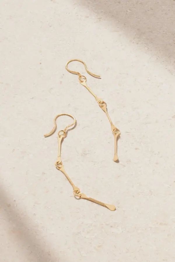 MELISSA JOY MANNING 14-karat Recycled Dangle Earrings - Gold