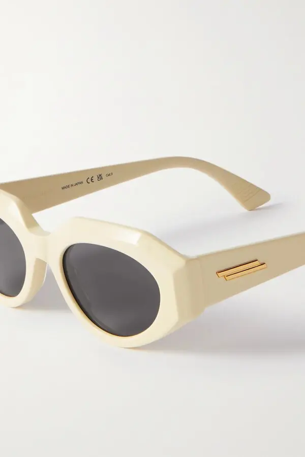 Bottega Veneta Round-frame Acetate Sunglasses