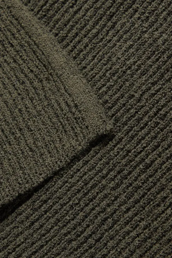 Acne Studios Ribbed-knit Mini Wrap Dress