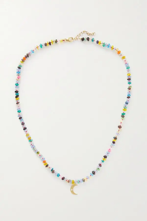 ANDREA FOHRMAN 10-karat Gold Opal Necklace - Multi