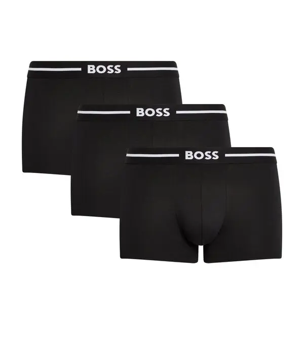 BOSS Logo Trunks - Black