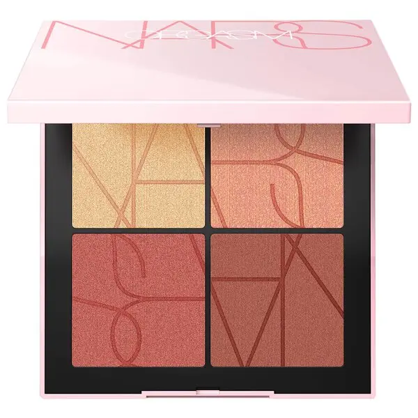 NARS Orgasm Four Play Blush, Contour, And Highlighter Palette