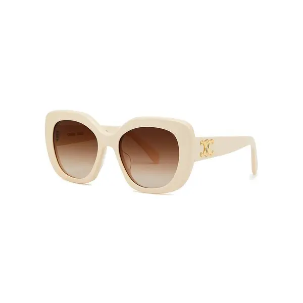 Celine Oversized Oval-frame Sunglasses, Sunglasses, Oversized