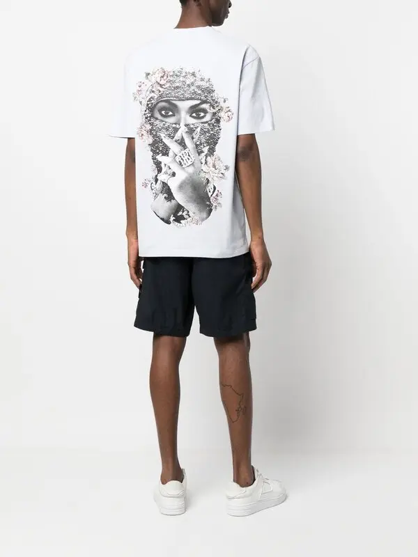 IH NOM UH NIT Graphic-print Jersey T-shirt - Blue