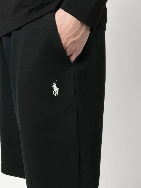 Polo Ralph Lauren Logo-embroidery Track Shorts - Black