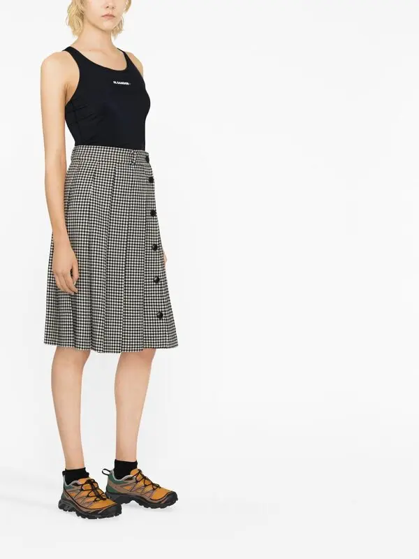 JIL SANDER Logo-print Tank Top - Black
