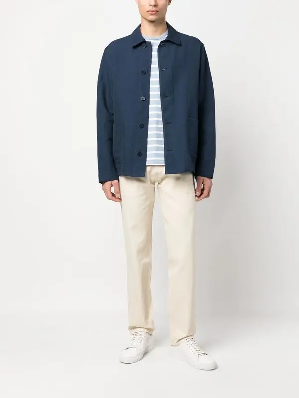 A.p.c. Button-up Jacket - Blue