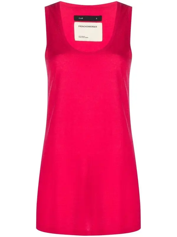 Frenckenberger Scoop Neck Tank - Pink