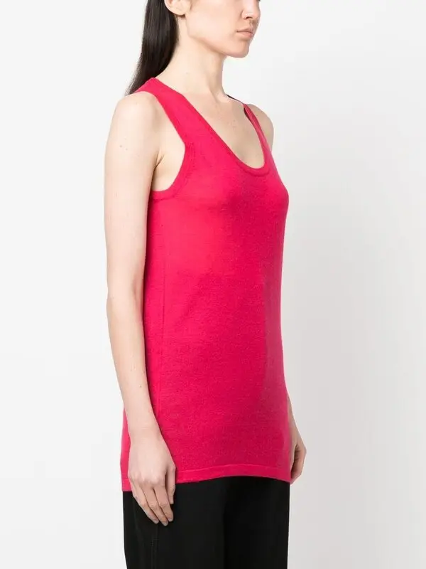 Frenckenberger Scoop Neck Tank - Pink