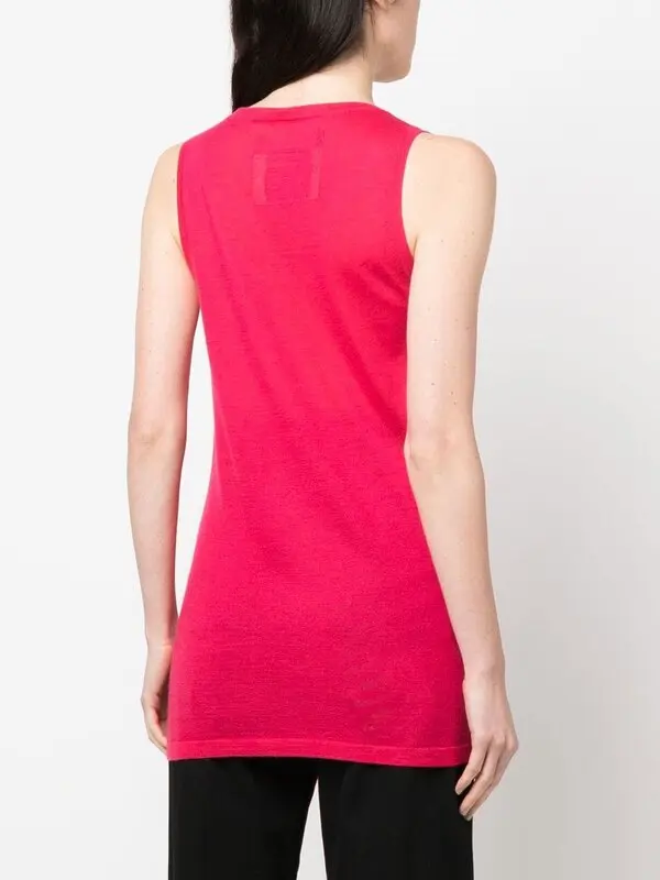Frenckenberger Scoop Neck Tank - Pink