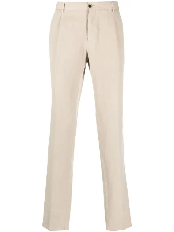 PT TORINO Pressed-crease Straight Trousers
