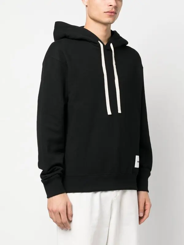 JIL SANDER Logo-patch Drawstring Hoodie