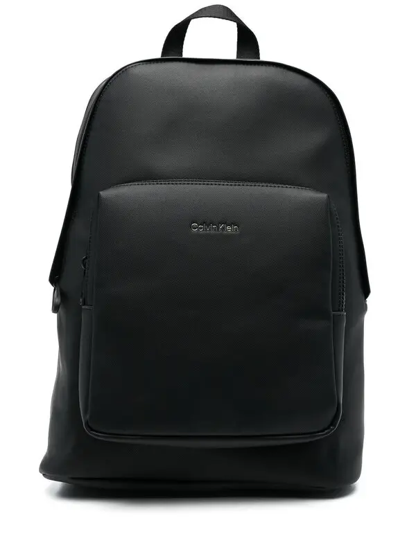 Calvin Klein Patch-pocket Backpack - Black