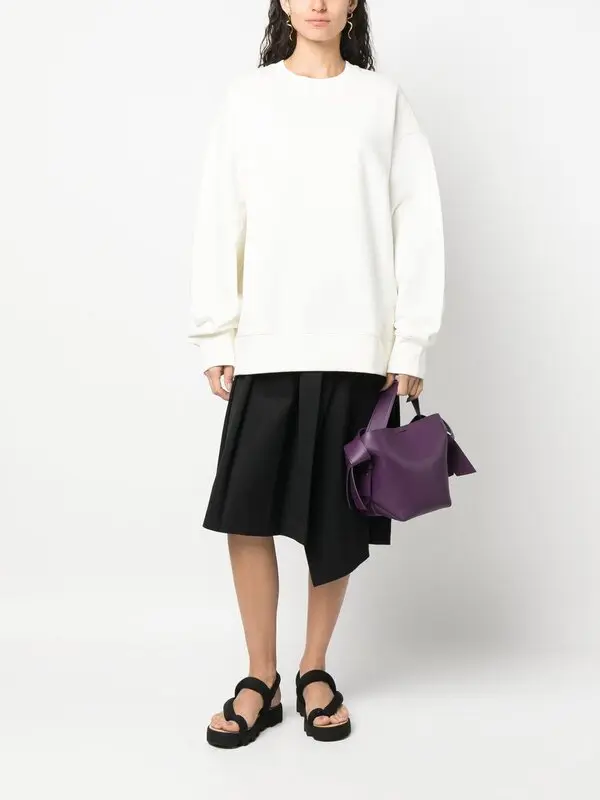 Y3 Long-sleeved Organic Cotton Sweatshirt - Neutrals