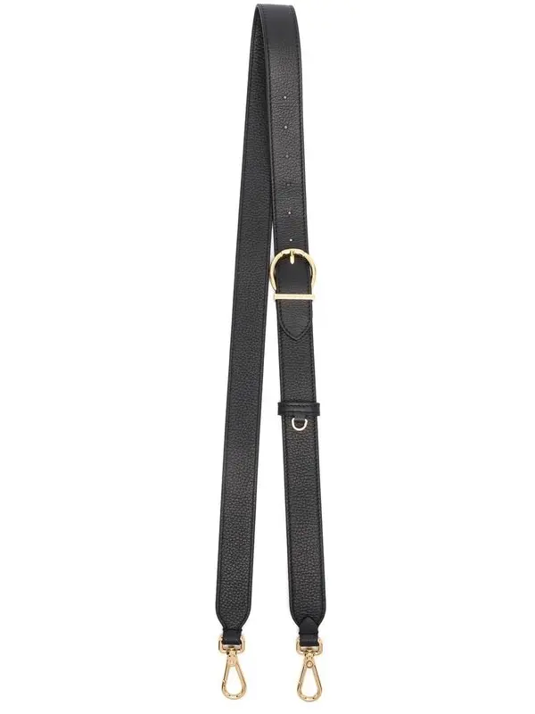 COCCINELLE Pebble-leather Shoulder Strap - Black