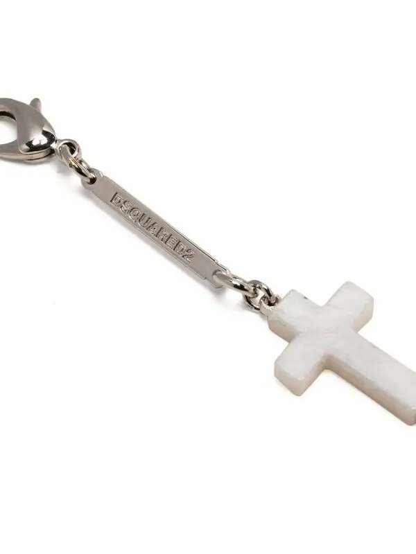 Dsquared2 Tone Cross Charm Bracelet
