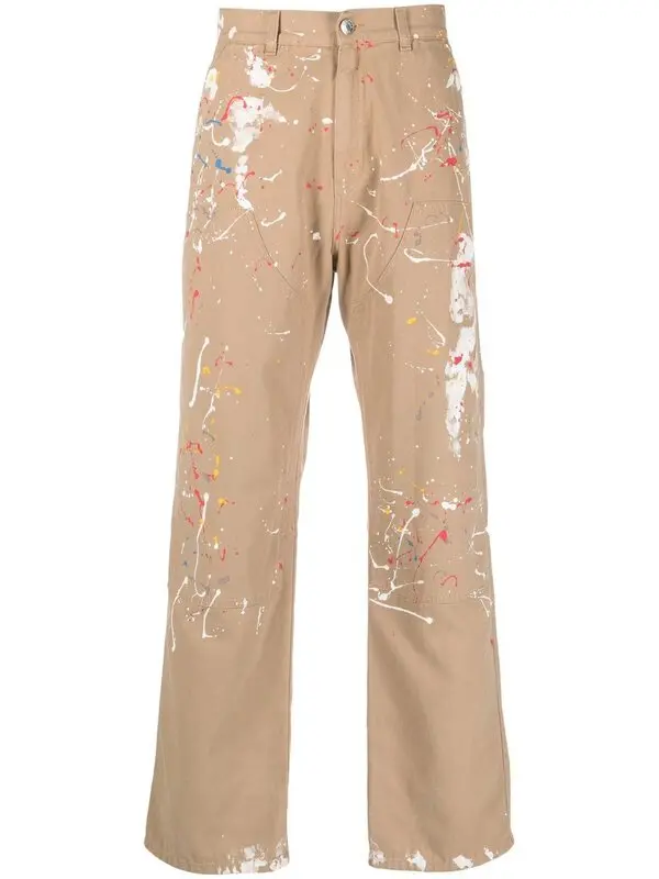 Martine Rose Paint-splatter Cargo Trousers
