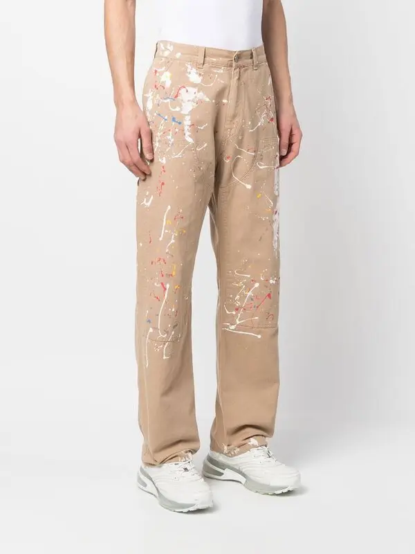 Martine Rose Paint-splatter Cargo Trousers