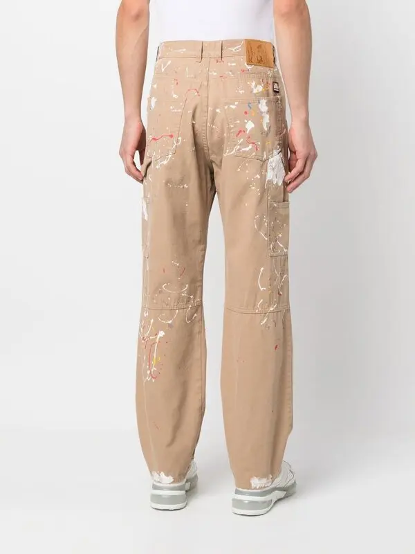 Martine Rose Paint-splatter Cargo Trousers