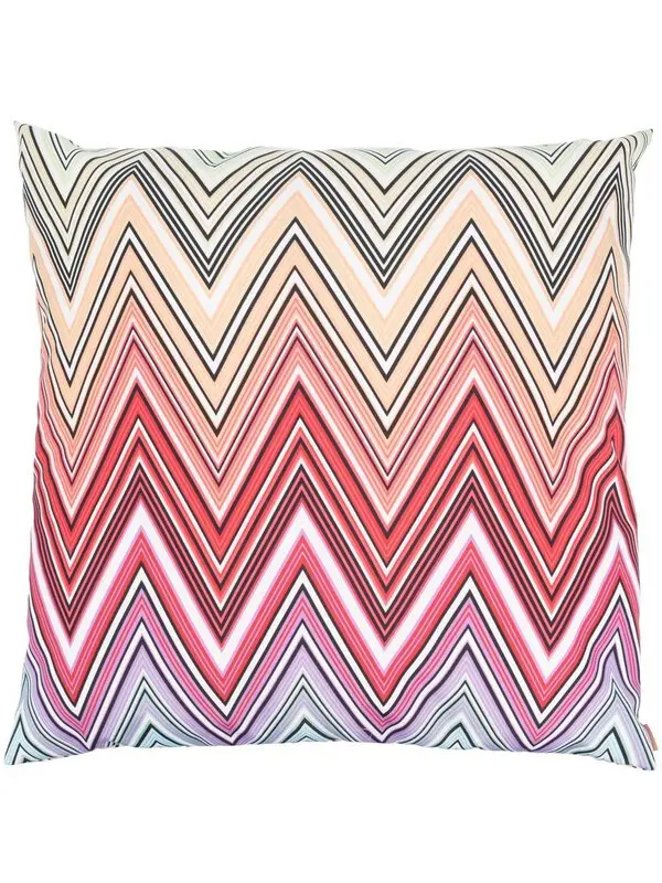 Missoni Zigzag Square Cushion - Yellow