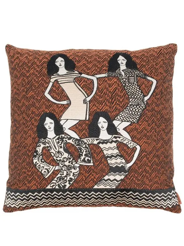 Missoni Brunette Square Cushion