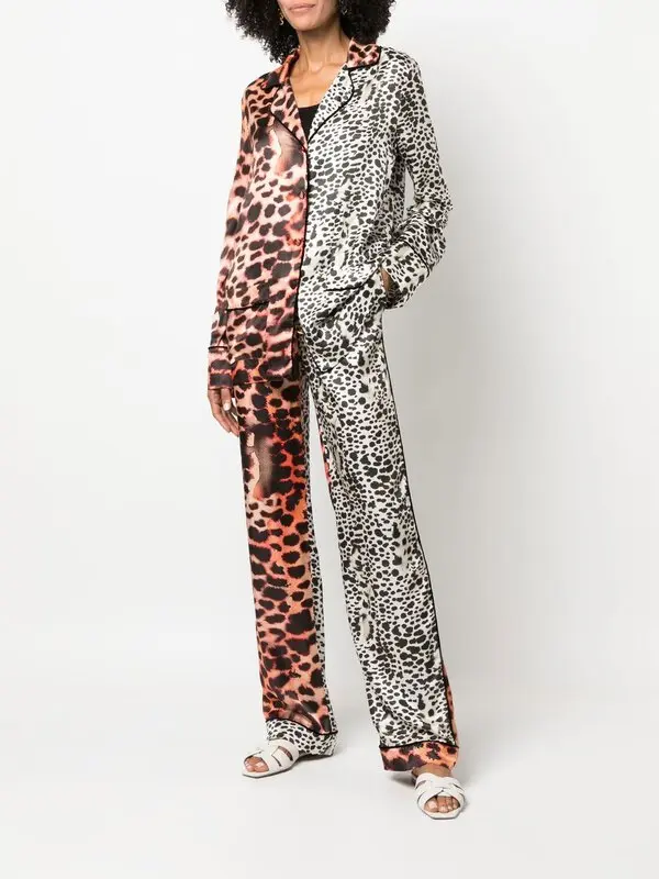 Roberto Cavalli Animal-print Shirt Jacket