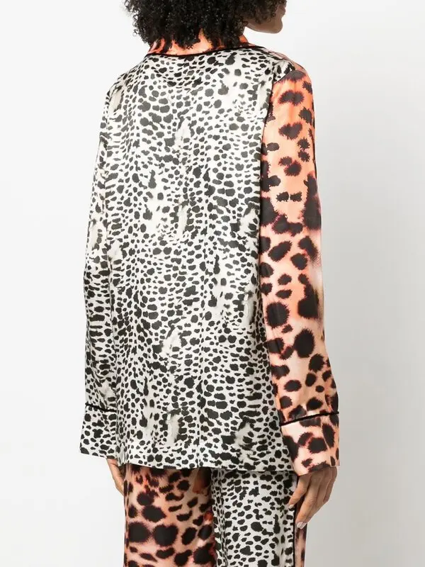 Roberto Cavalli Animal-print Shirt Jacket
