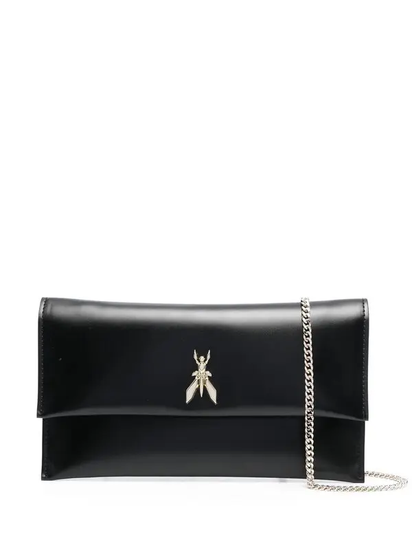 Patrizia Pepe Fly Ceremony Leather Bag - Black