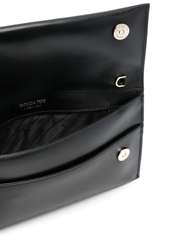 Patrizia Pepe Fly Ceremony Leather Bag - Black