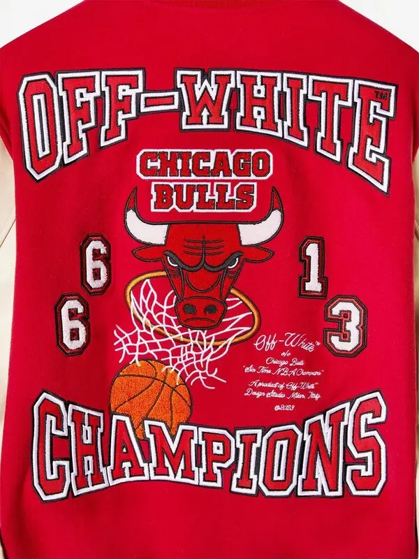 Off-White C/o Chicago Bulls Varsity Jacket