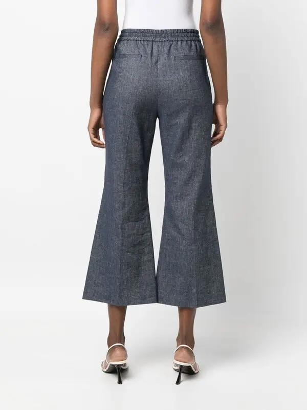 Fabiana Filippi Flared Cropped Trousers