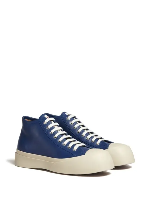 Marni Leather Mid-top Sneakers