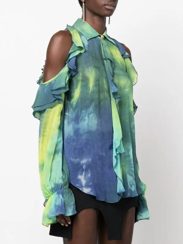 Roberto Cavalli Tie-dye Blouse