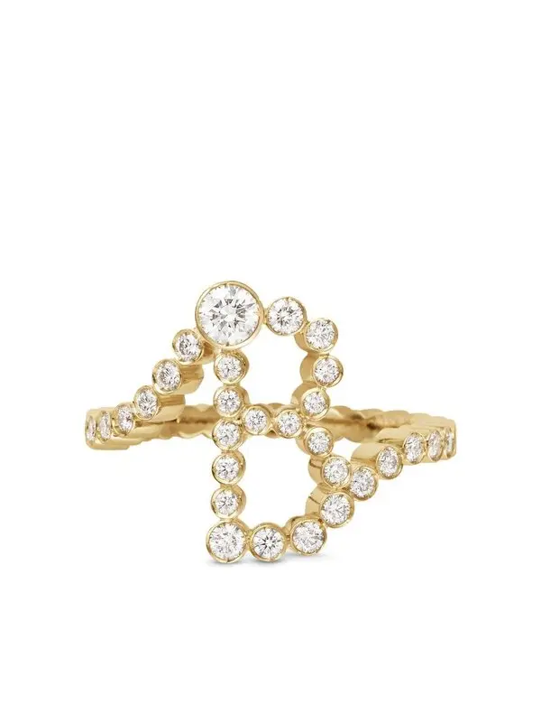 Sophie Bille Brahe 18kt Yellow Ensemble Coeur B Ring - Gold