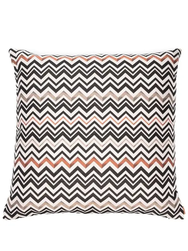 Missoni Zig-zag Patterned Cushion - Neutrals