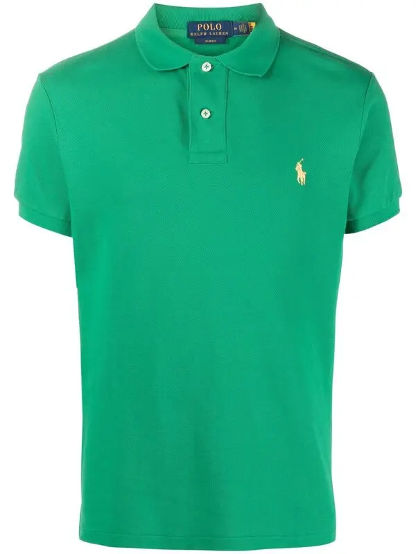 Polo Ralph Lauren Polo Pony Slim Fit Polo Shirt - Green