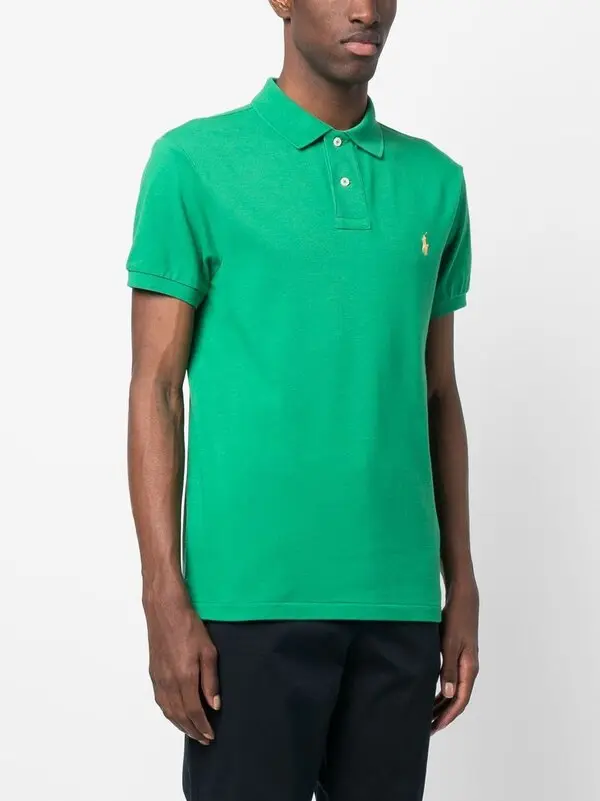 Polo Ralph Lauren Polo Pony Slim Fit Polo Shirt - Green