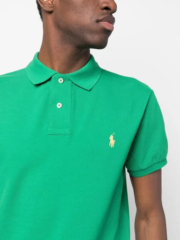 Polo Ralph Lauren Polo Pony Slim Fit Polo Shirt - Green