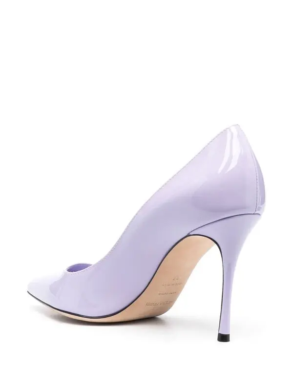SERGIO ROSSI Godiva 100mm Leather Pumps