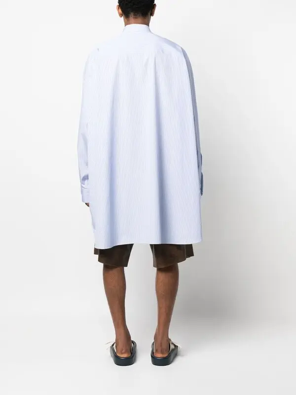 MAISON MARGIELA Striped Long-sleeved Shirt