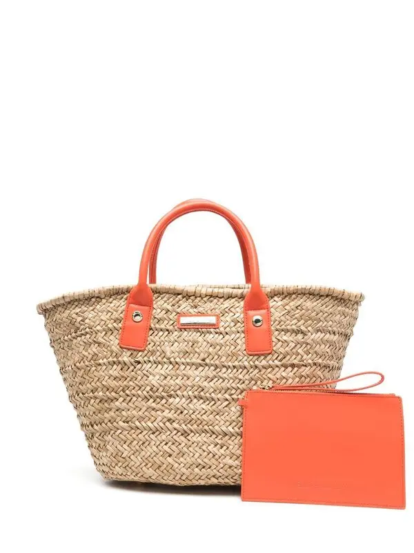 Melissa Odabash Corsica Leather Tote Bag