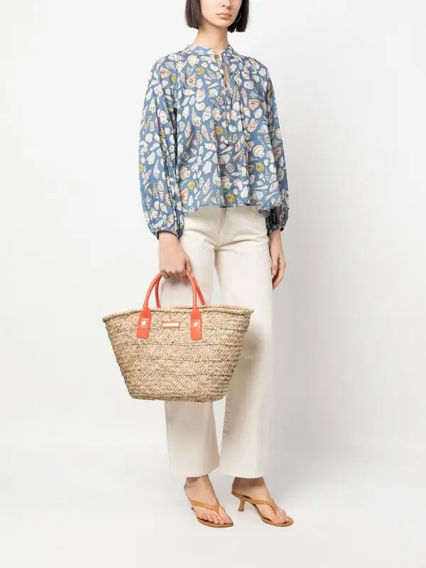 Melissa Odabash Corsica Leather Tote Bag